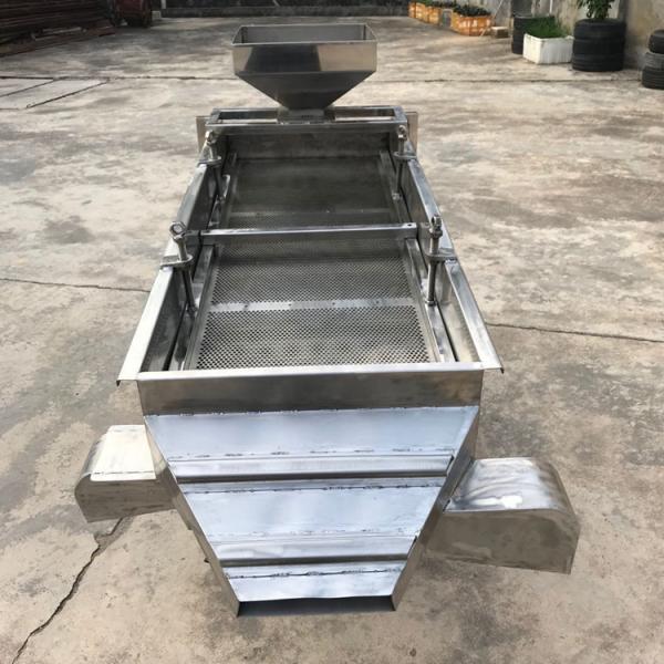 Quality Automatic Linear Vibrating Screen Linear Vibrating Sieve Grading Machine For Coffee Beans for sale