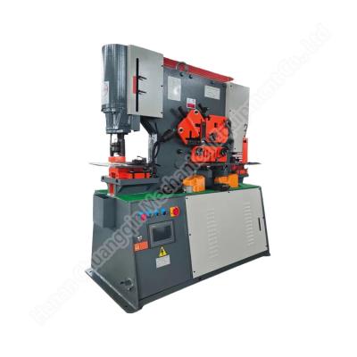 China Hydraulic Machine Electric Iron Sheet Plate Worker Cutting Combined Steel Hole Punching And Shearing Ironworker Machine for sale
