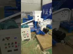 Máquina de extrusão de alimentação para peixes flutuante com motor a diesel Máquina manual de pellets para alimentação para peixes