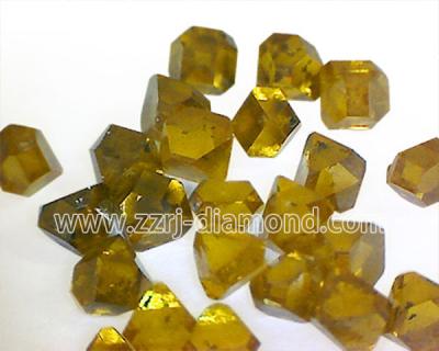 China Big size synthetic diamond/Single-crystal diamond for sale