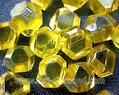 China Big Size Lab Grown Yellow HPHT Synthetic Diamond manufacturer for sale