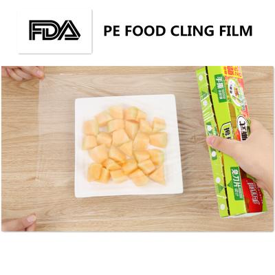China Hot Sale PE/PVC Cling Film PE Stretch Film for Food in Kitchen for sale