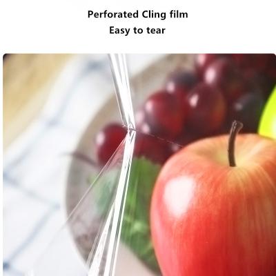 China Best Fresh PVC Food Grade Stretch Wrap Film PE Transparent Soft Cling Film in China for sale