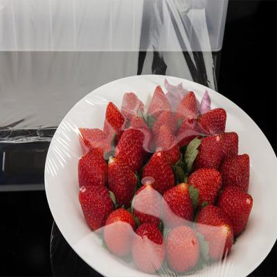 China Yellow Static PE Stretch Cling Vinyl Film for Food Wrap for sale