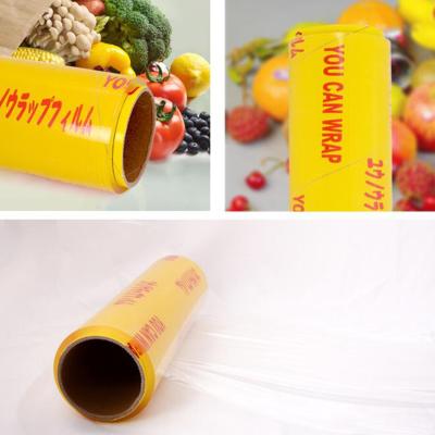 China Micron Thin PVC Film Cling Film Stretch Wrap for sale