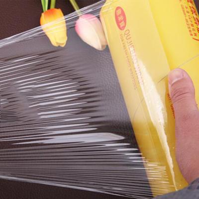 China Stretch Film PVC Food Wrapping Cling Film for sale