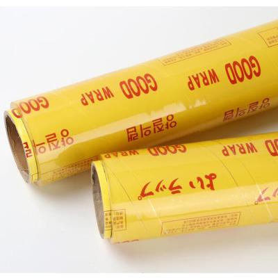 China Fruit Food Grade Transparent PVC Film for Supermarket for sale