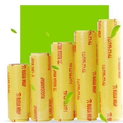 China Food Grade Transparent Packaging PVC Cling Film for Food Wrap for sale