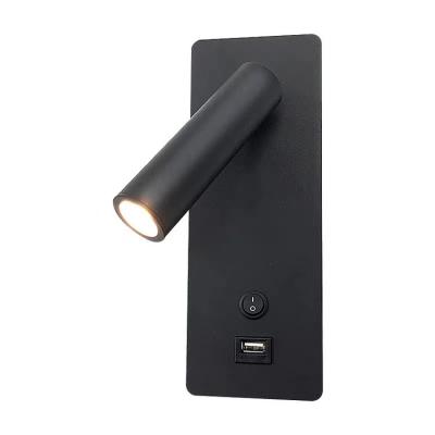 China Modern minimalist 5V USB adjustable bedside wall lamp hotel headboard reading lamp bed board reading light en venta