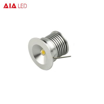 China D30xH25mm DC12V LED 1x1W 120degree interior LED spot light for showcase/led cabinet light for sale