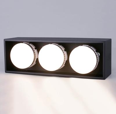 China Interior IP20 surface mounted 3x5W 3x7W 3x9W COB LED down light for home decoration for sale