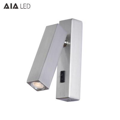 China La superficie interior montó la luz de la pared de la cama de 3W LED para la luz de la pared del cabecero de la luz de la lectura del hotel para el dormitorio en venta