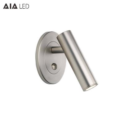 China Surface mounted interior bedside reading light & led headboard wall light bed wall light for hotel project for sale