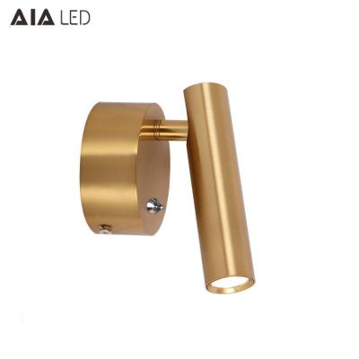 China La luz montada superficie de la pared del cabecero IP20 ajustable llevó las lámparas de lectura llevadas 3W de la pared del dormitorio de la lámpara de pared para el hotel en venta