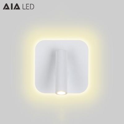 China Modern bias light led headboard reading wall light 3W hotel bedside reading wall light for sale
