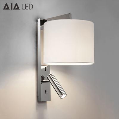 China Luz flexible montada ahuecada de la pared del tenedor E27 y luz llevada interior de la pared de la lectura de la lámpara de pared de la cabecera para el hotel de lujo en venta