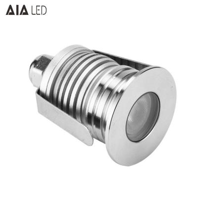 China la luz subterráneo de 3W de la prenda impermeable al aire libre redonda tamaño pequeño moderna IP67 del estilo llevó la luz enterrada llevada exterior de la lámpara del inground en venta