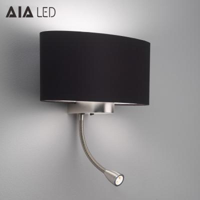 China Lámpara de pared flexible moderna de la cama de la luz de la lámpara de pared del cabecero y de la pared del tablero de la cama del interior para los hoteles de lujo en venta