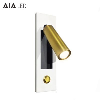 China El hotel modifica ventas directas integradas luz de la fábrica para requisitos particulares de la pared de la cama de la lámpara de pared del cabecero de la lectura del bedboard LED del dormitorio en venta