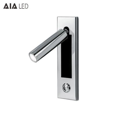 China IP40 ahuecó la luz interior ajustable de la pared de 3W LED y llevó la luz de la pared del dormitorio para el hotel en venta