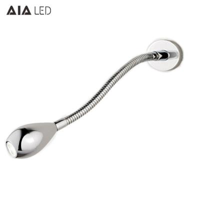 China Luz interior de la pared de la lectura de la lámpara de pared de la cama de 3W LED de la pequeña del cabecero IP40 luz baja de la pared para el hotel en venta