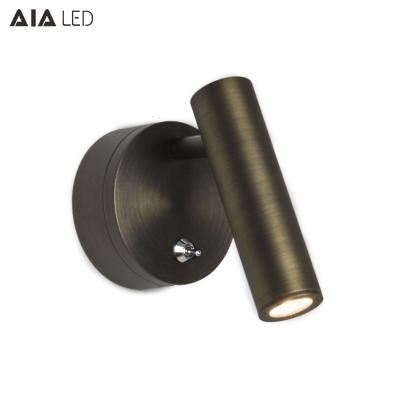 China hotel led flexible bedside wall light/led reading wall light/led surface reading wall light for sale