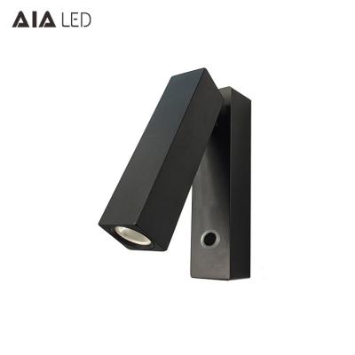 China Touch switch dimmable led headboard wall light led reading wall lamp 3W led bedside reading light for sale