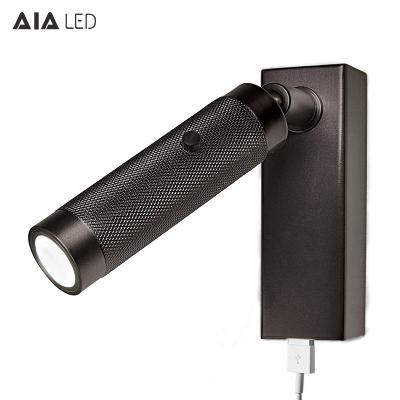 China La superficie montó la luz de la pared de la lectura del USB/la luz ligera flexible de la luz de la pared de la cabecera/del usb de la lectura/de la pared de la cama en venta