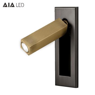 China Gire la luz ahuecada moderna de la pared del cabecero/llevado leyendo la luz ligera de la pared de la cabecera de la pared para las habitaciones en venta