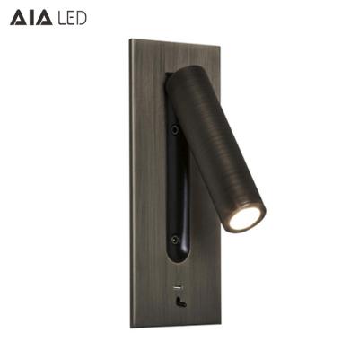 China Lámpara de pared ahuecada de la lectura de la cabecera/luz llevada interior de la lectura del cabecero de la lámpara de pared de la cama para el hotel en venta