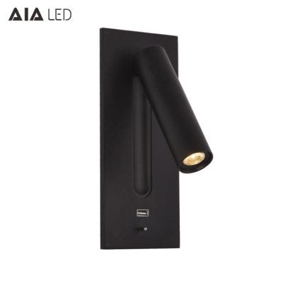 China Embed montó la lámpara de pared de la cabecera de la luz USB LED de la pared del cabecero/la lámpara de pared llevada interior de la cama en venta