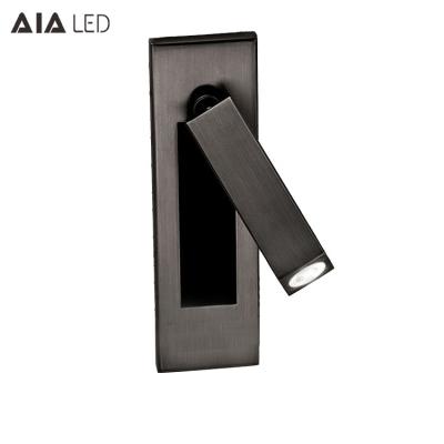 China Rotate ahuecó la lámpara de pared montada de la cabecera/llevada leyendo la luz llevada luz de la pared de la cama para las habitaciones en venta