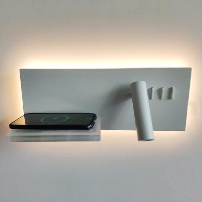China USB IP20 reading light led led reading lamp for bed headboard wall light/indoor 12 volt led reading light for hotel for sale