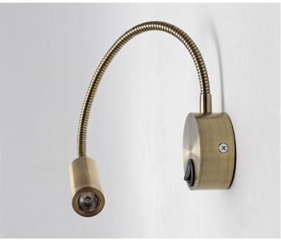 China IP40 luz interior ligera de lectura llevada flexible montada en la pared de la pared de la cabecera de la pared USB 3W para el proyecto del chalet en venta