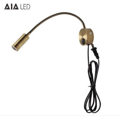 China IP40 llevó la luz interior interior de la pared de la cama de la luz de la lectura del cabecero de 3W de la luz de la lectura de la cabecera en venta