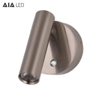 China La luz redonda montada en la pared de la pared del cabecero llevó la lámpara de pared de la cama que 3W ajustable llevó la luz de la pared de la cabecera en venta