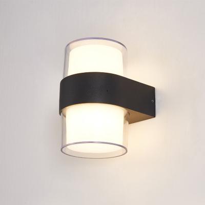 China Hot sell cylinder aluminum exterior wall lighting fitting external led wall lamps light fixtures en venta