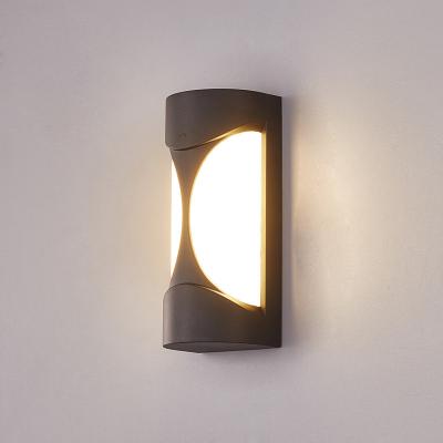 China Aluminum+Acrylic manufacturer vertical 12W outdoor wall lighting fitting external wall lamp light en venta
