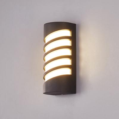 China Aluminum corridor garden terrace 12W outdoor wall lighting fitting external wall lamp light en venta