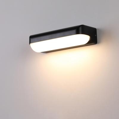 China horizontal wall sconce 12W exterior stairway wall lighting fitting dooryard wall lamp light fixtures for sale