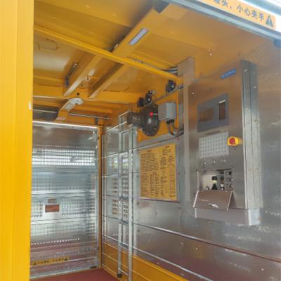 China Vollintelligente Steuerung Bauhebe SC200 FIC-07 Rack und Pinion Lift mit automatischen Bodentüren zu verkaufen