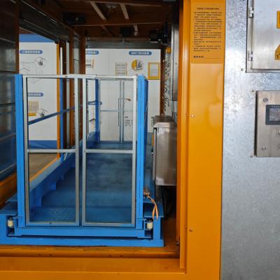 China Construction Hoist Passenger And Material Hoist Integrated With Three-phase Asynchronous Motor Suitable For Plants Areas for sale