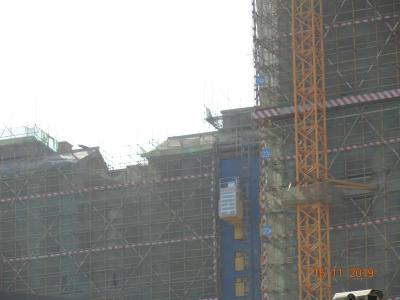 中国 棚及びピニオン60のメートル/分の乗客および物質的な起重機 販売のため