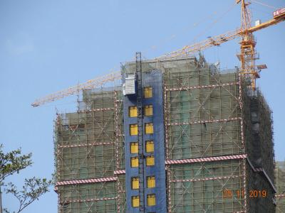 중국 건축 대지 450m 선반 & 피니언 인원 및 물자 호이스트 판매용