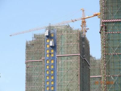 중국 Contruction 건물 선반 피니언 450M 남자와 물자 호이스트 판매용