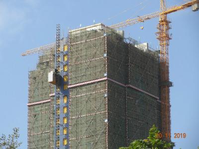 Cina Gru della cremagliera di sicurezza del passeggero di potenza del motore 2x15Kw in vendita