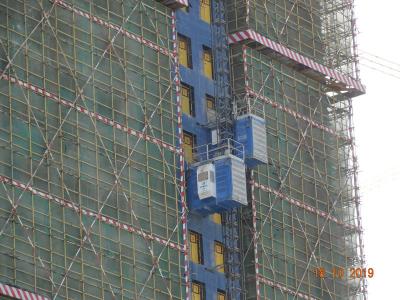 China Frequency Control Motor 46 M / Min Material Lift Elevator for sale