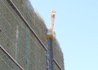 China Intelligent Elevator Control 60M / Min Man And Material Hoist for sale
