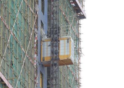 China SC200 VFD Approved Single Cage Rack And Pinion Elevator for sale