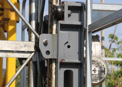 중국 공사장을 위한 VFD 한 개의 새장 랙 날개 승강기 54M/Min 판매용